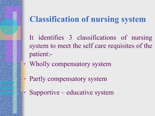Orem's theory | PPTX