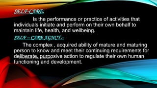 Nursing Orem's theory | PPTX