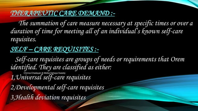 Nursing Orem's theory | PPTX | Parenting Babies and Toddlers | Parenting