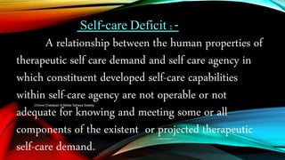 Nursing Orem's theory | PPTX