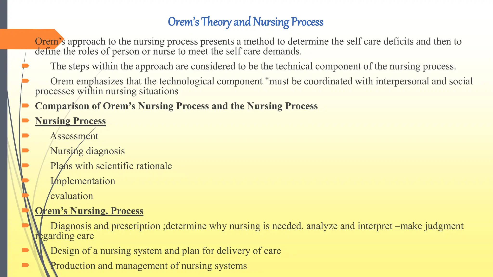 Dorothea Orem’s Theory of Nursing. .pptx