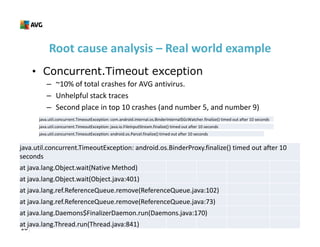 Android Crash analysis and The Dalvik Garbage collector – Tools and Tips | PDF