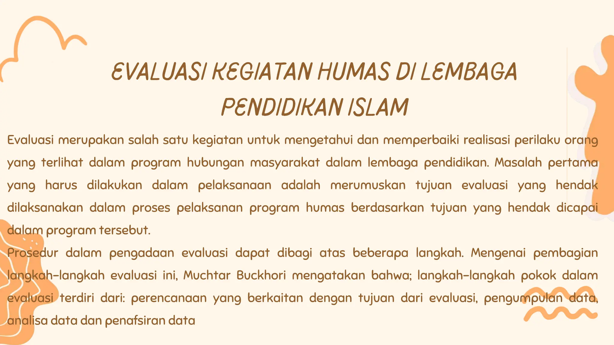 Manajemen humas pendidikan Islam | PPTX