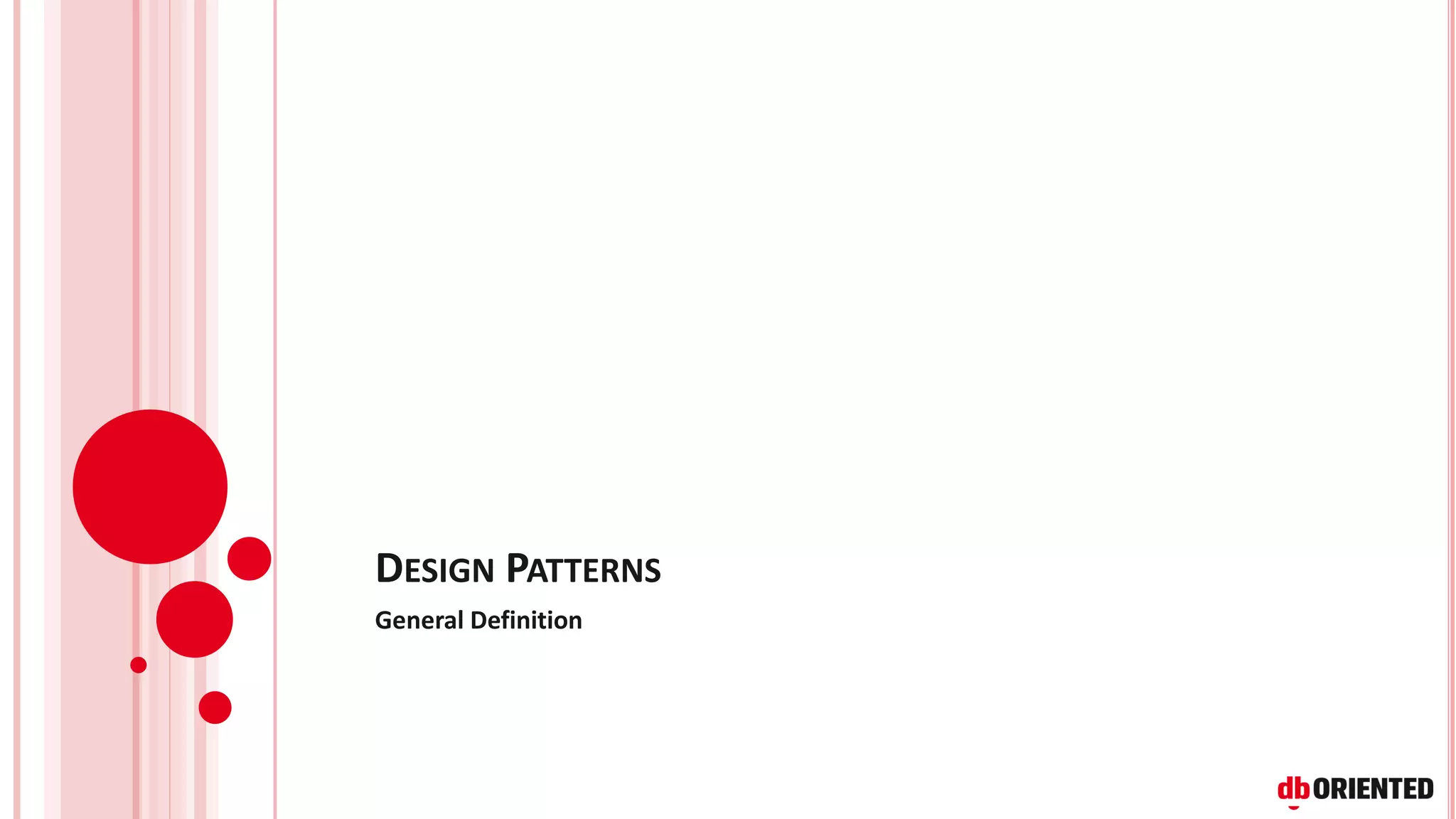 Oren nakdimon - Design Patterns for PL/SQL and SQL - UKOUGtogether21 | PPT