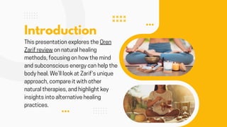 Oren Zarif Review on Natural Methods for Alternative Healing.pdf