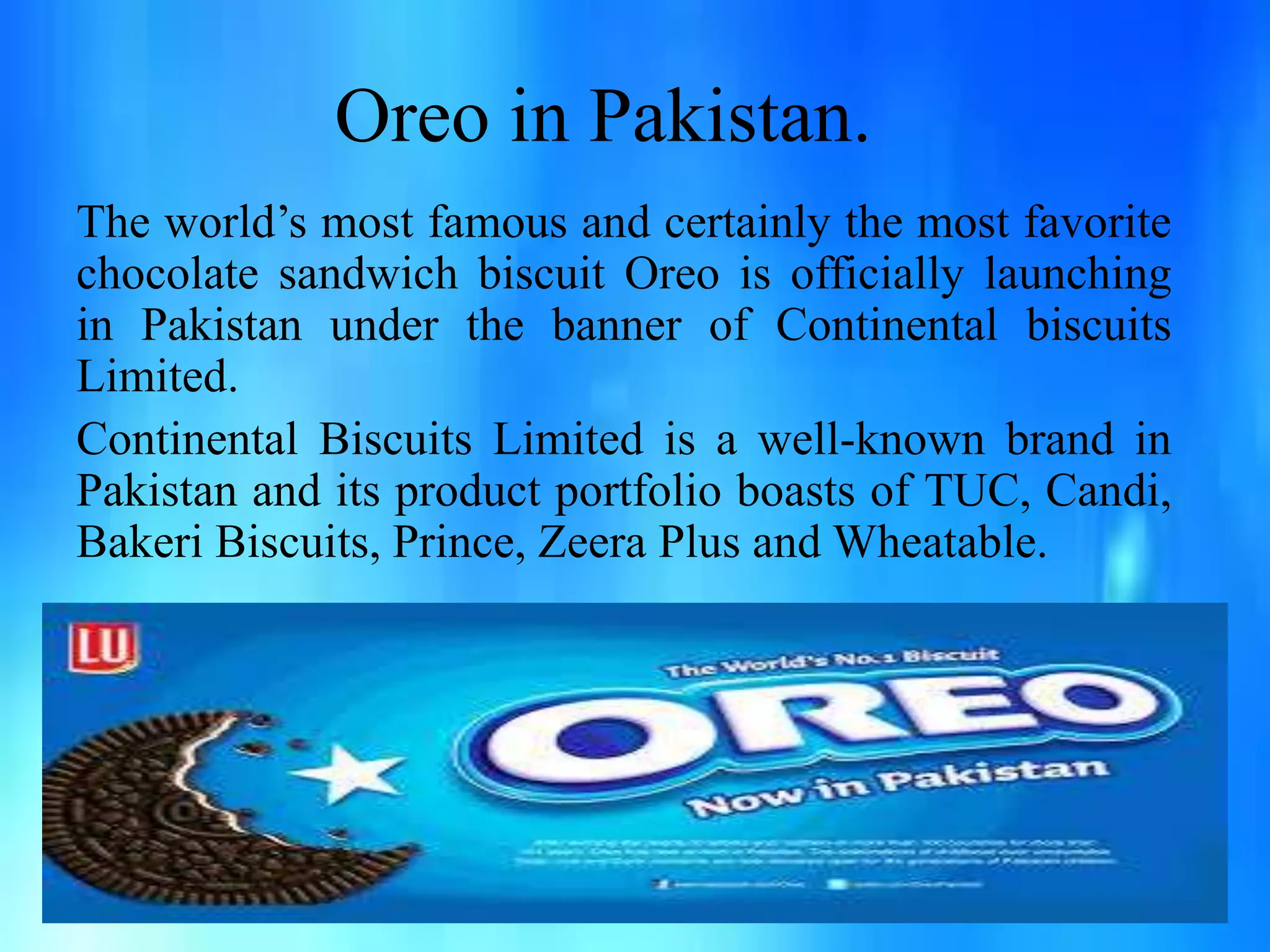 Oreo (University Assignment) | PPTX