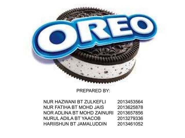 MKT345 Assignment (Oreo presentation) | PPTX | Food Industry | Industries
