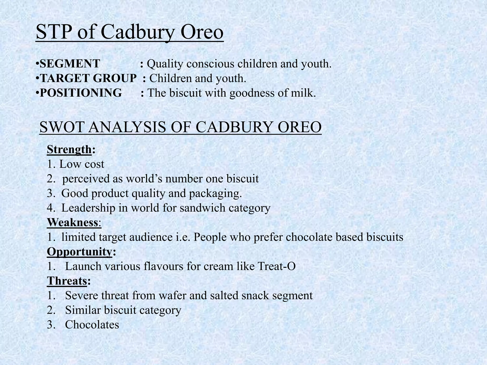 Oreo Biscuit case study | PPTX