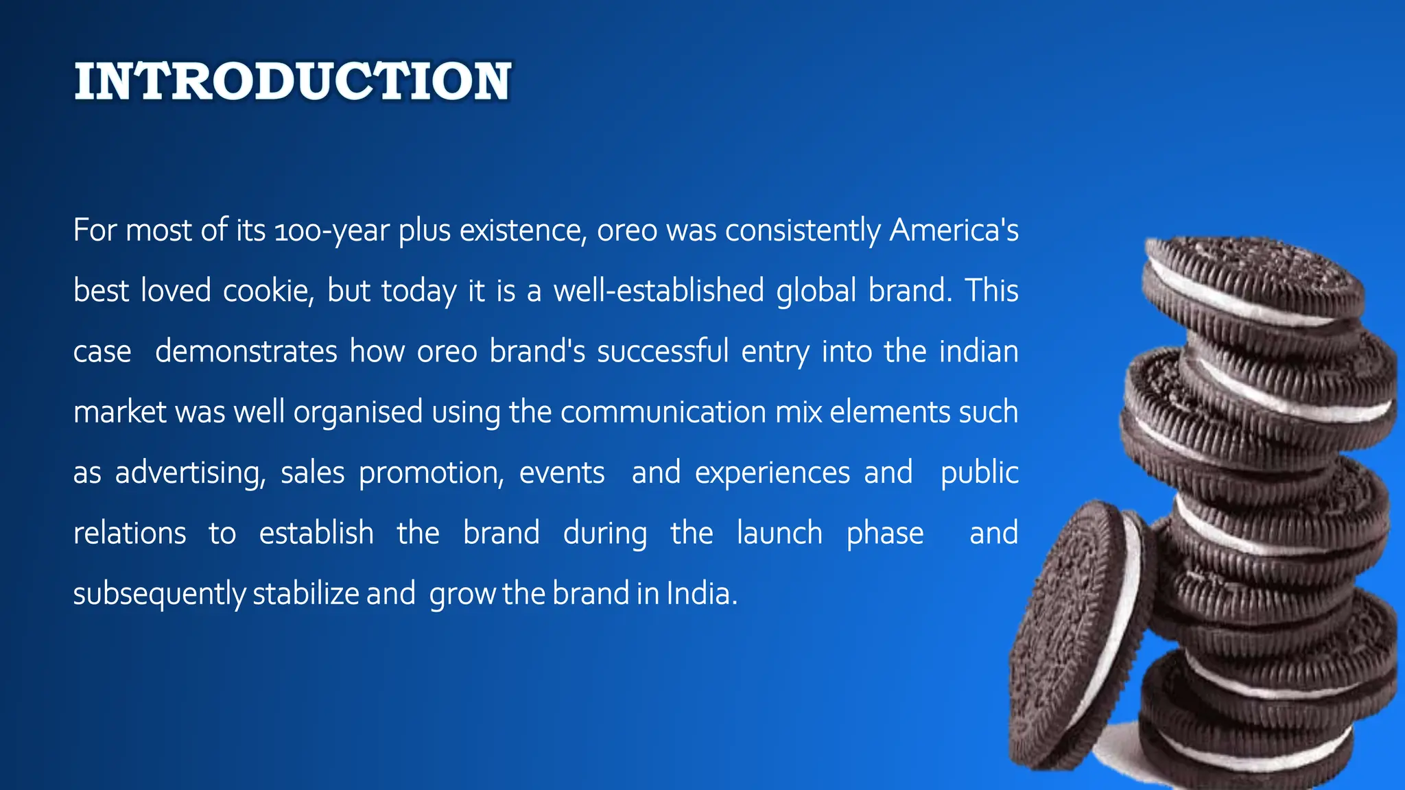 Case Study: Oreo in India | PPTX