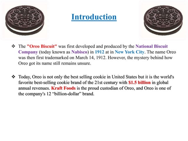 Oreo presentation | PPTX | Food Industry | Industries