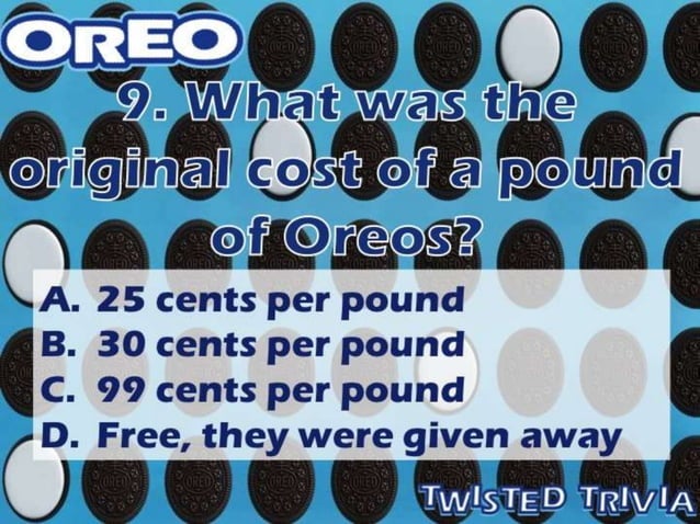 Oreo Trivia Game | PPT