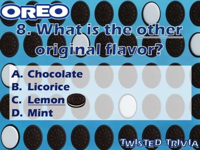 Oreo Trivia Game | PPT