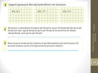 Orë e realizuar nga lënda e matematikës tik PDF | PPTX