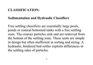 Ore separation screening and classification | PDF
