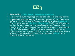 Οι φάλαινες - Ορέστης | PPT