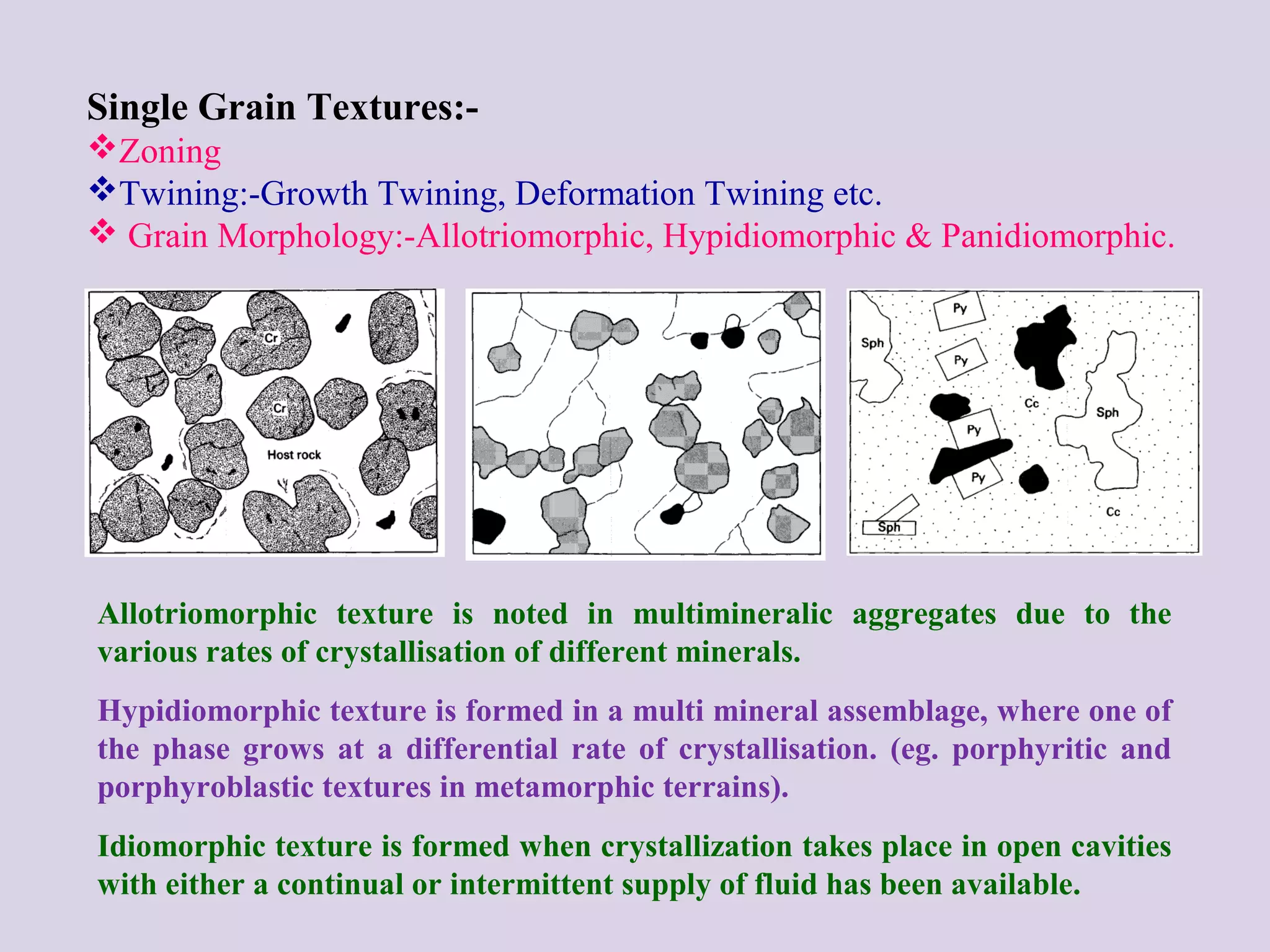 Ore texture and paragenesis krishanu | PPT