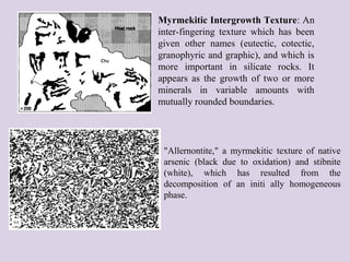 Ore texture and paragenesis krishanu | PPT