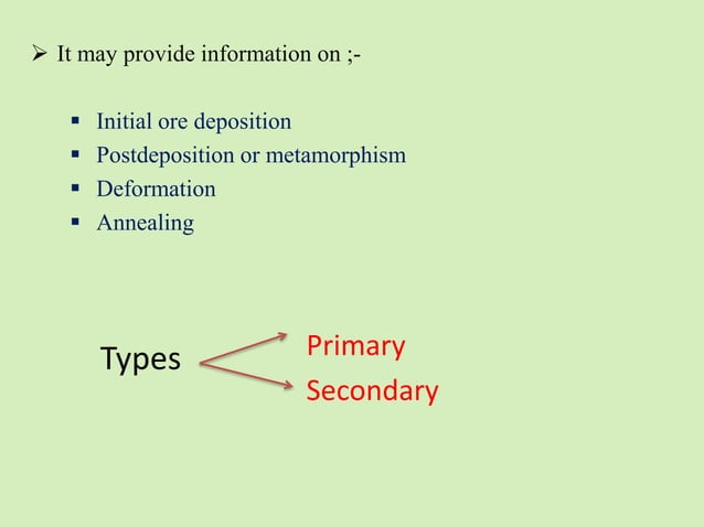 ORE TEXTURES.pptx | Geology | Science