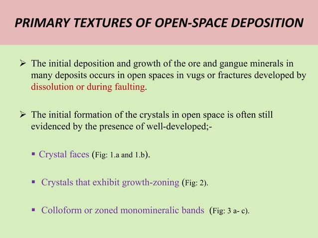 ORE TEXTURES.pptx | Geology | Science