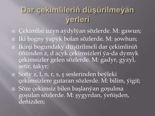 Orfoepiya we Orfopgrafiya Turkmen dili.pptx