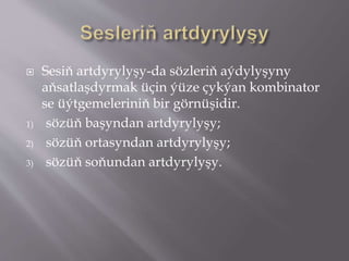 Orfoepiya we Orfopgrafiya Turkmen dili.pptx