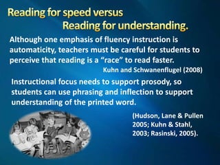 Oral Reading Fluency Research | PPTX