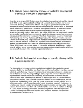 Organization behaviors | DOCX | Business Administration | Business