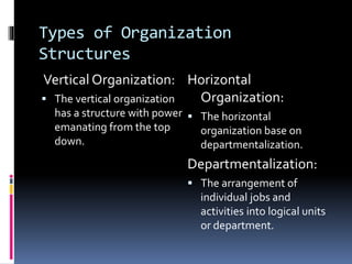 Organization.structure | PPTX | Business | Business and Finance