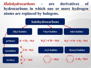 Org.chem_Lecture_5_Haloderivatives.pptx | Chemistry | Science