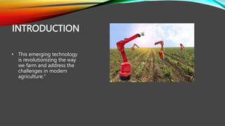 Revolutionizing Agriculture with Robots.pptx | Free Download