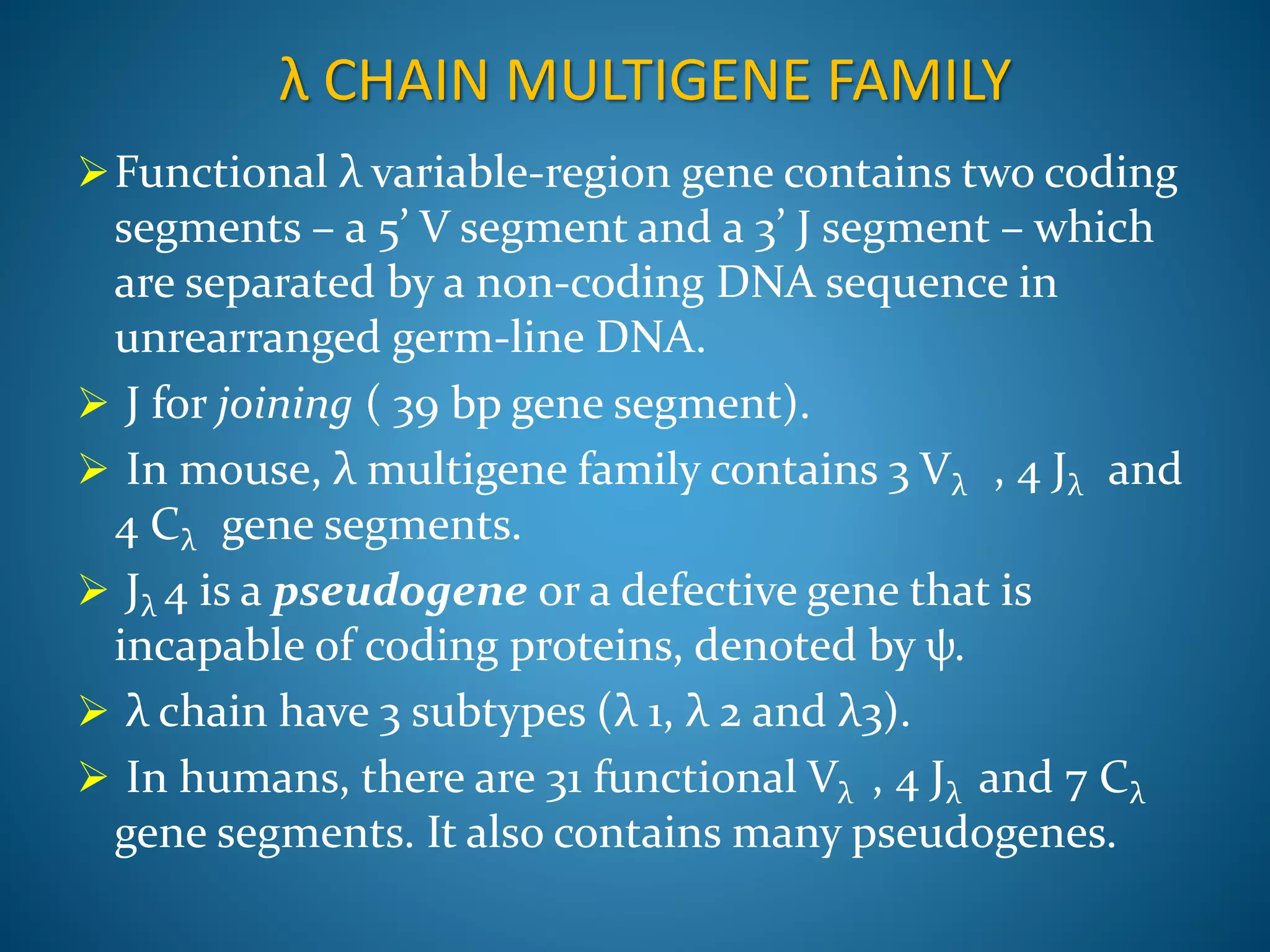 Organization and expression of Ig genes | PPTX