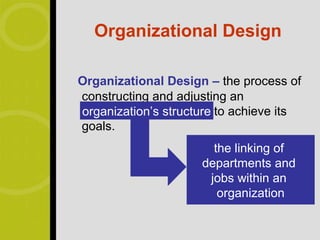 Org. structure and design3 | PPT