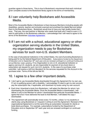 Org agreement book share | PDF