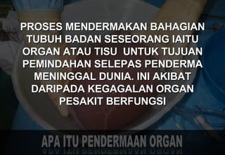 Derma Organ ("Organ Donor") | PPT