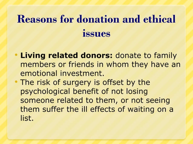 organ -transplantation medical procedure | PPT