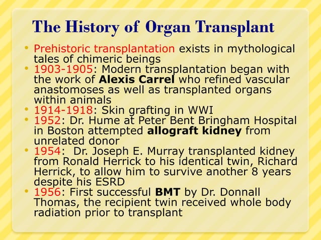 organ -transplantation medical procedure | PPT