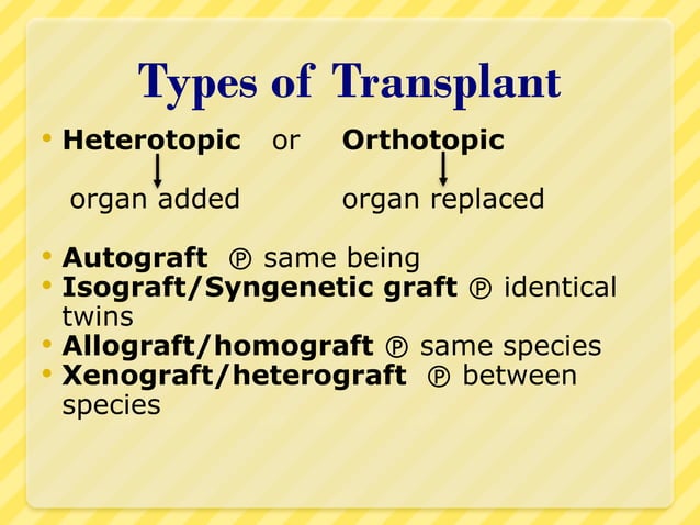 organ -transplantation medical procedure | PPT