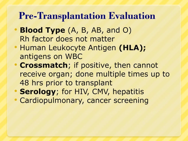 organ -transplantation medical procedure | PPT