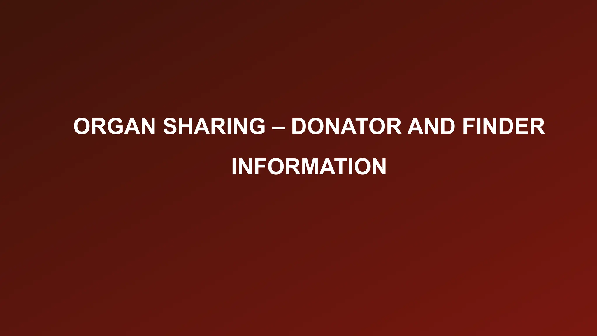 Organ App.pptx of the organ donation app | PPTX