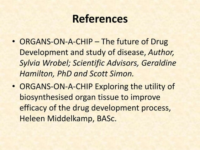 Organ chip ppt | PPTX | Biological Sciences | Science