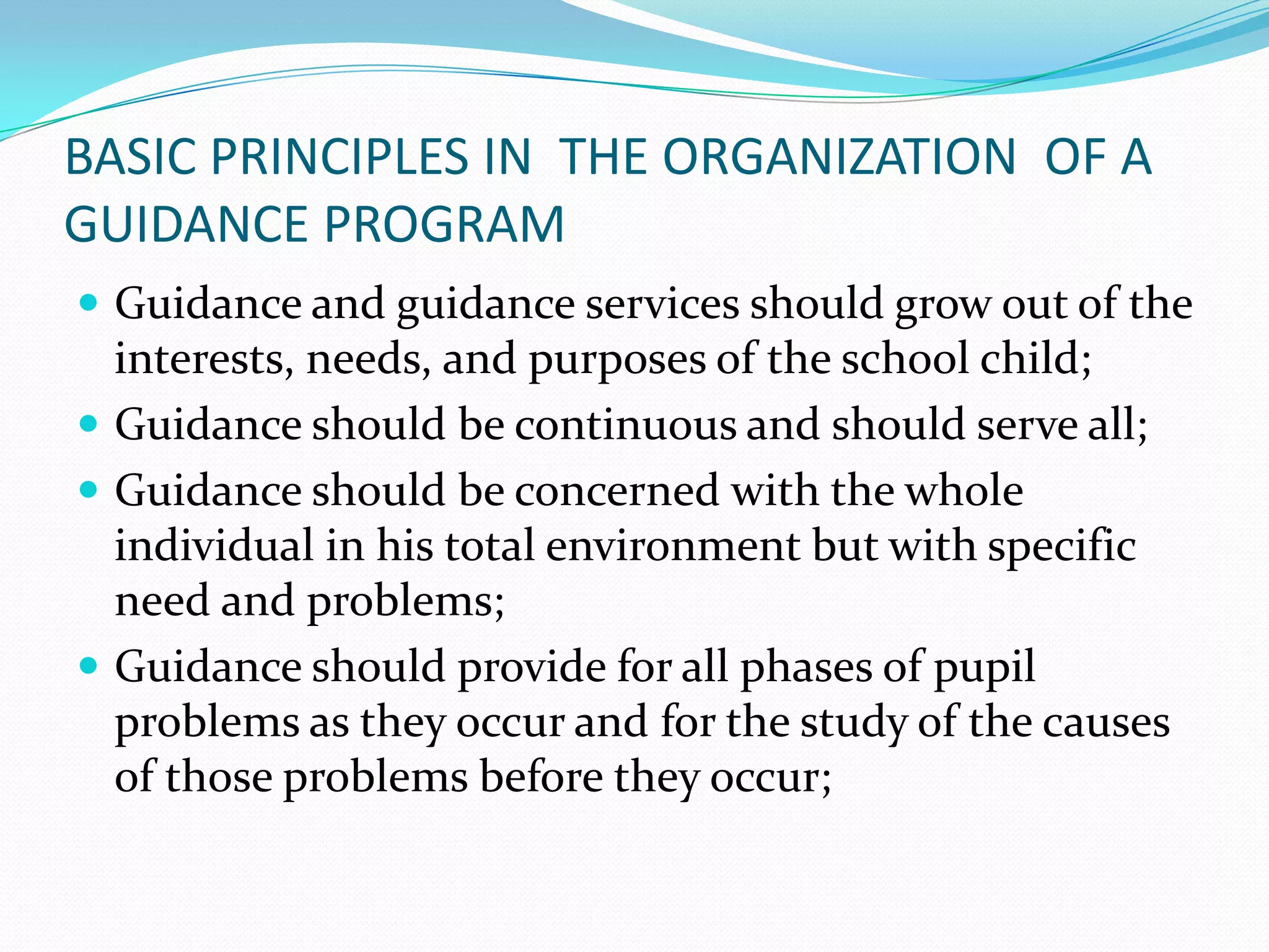 Org and admin of guidance | PPTX
