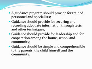 Org and admin of guidance | PPTX