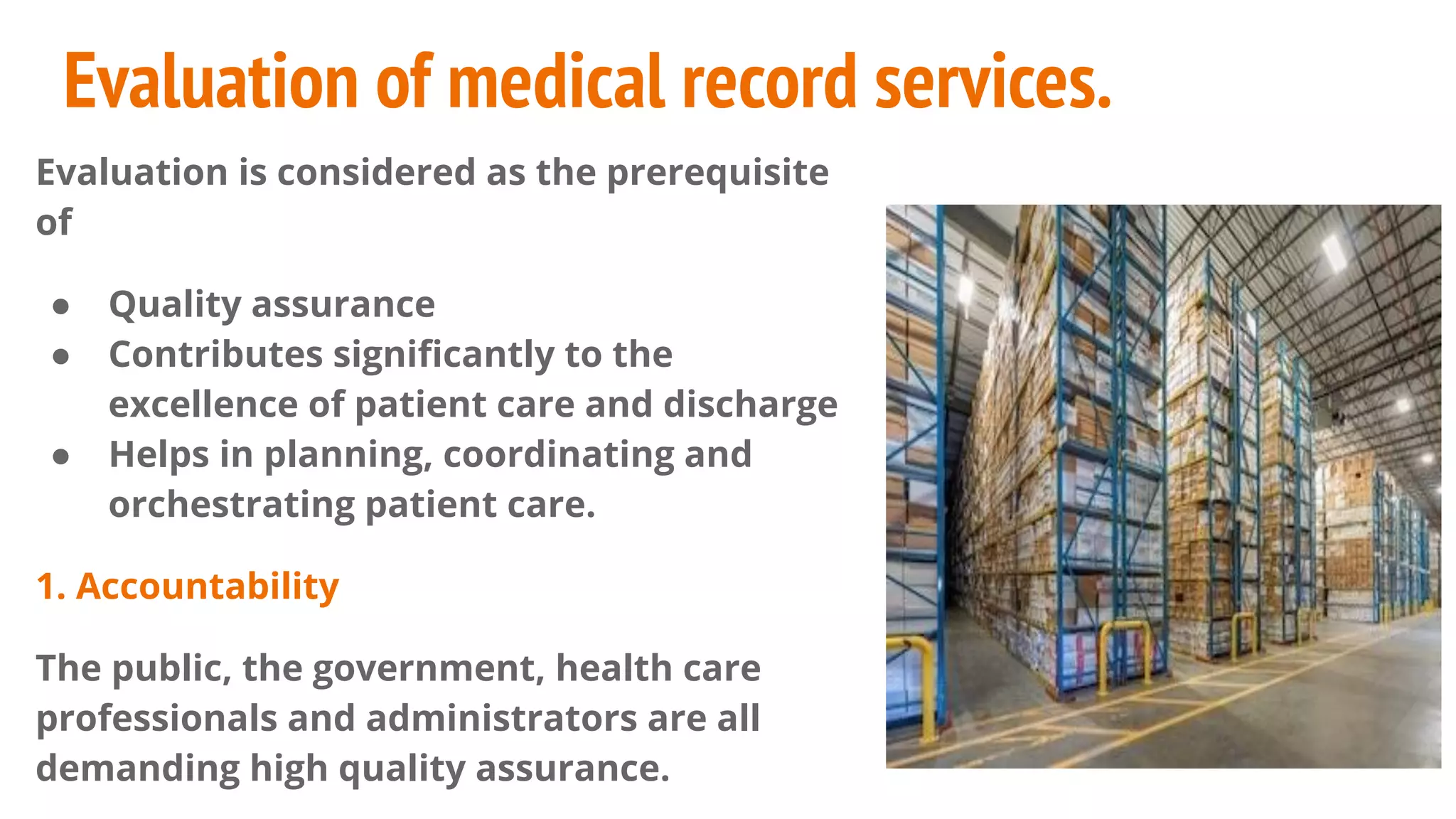 Org and management of medical record dept. | PDF