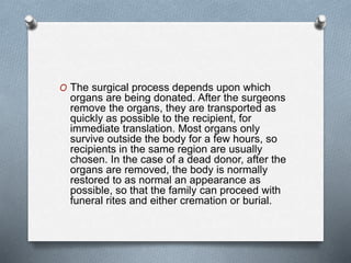 Organ donation | PPTX