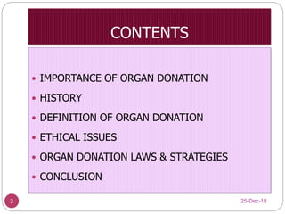 Organ donation | PPT
