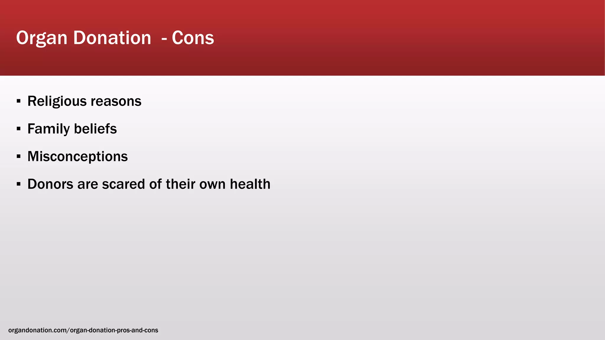 Organ donation for public | PPTX