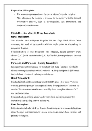 Organ donation and transplantation | PDF