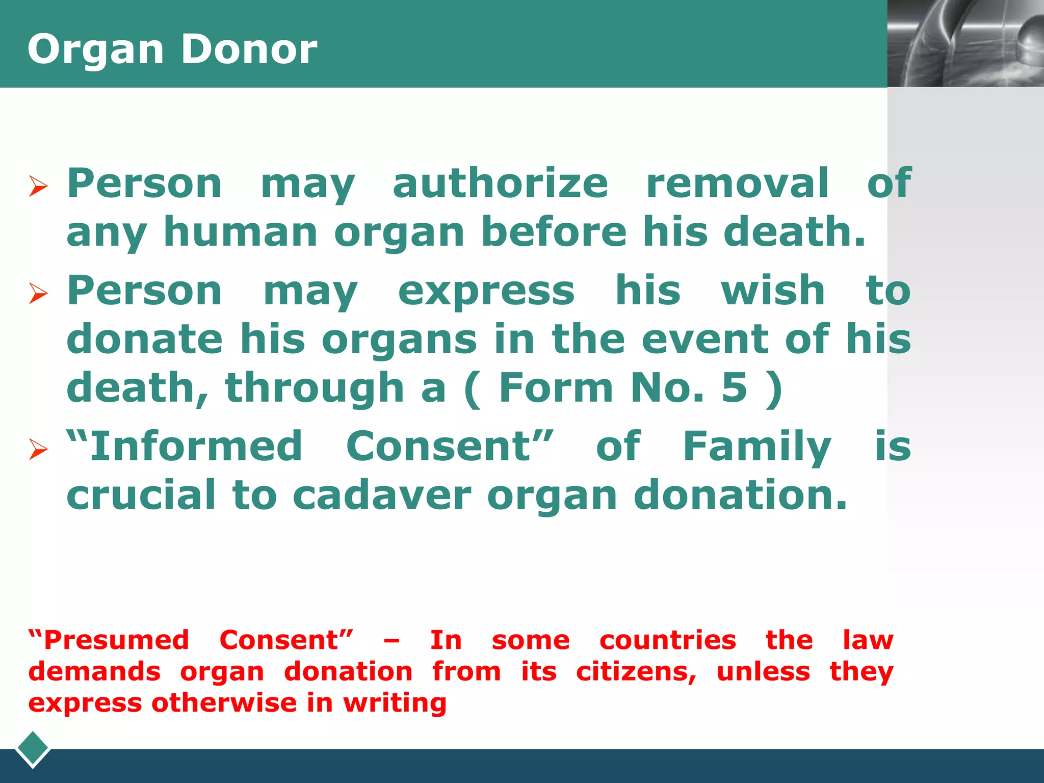 Organ Donation | PPTX