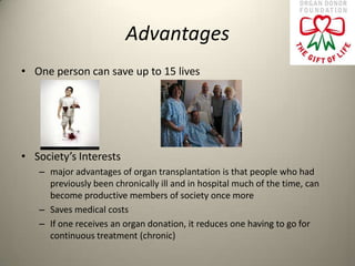 Organ Donation Presentation | PPTX | Surgery | Medical Health