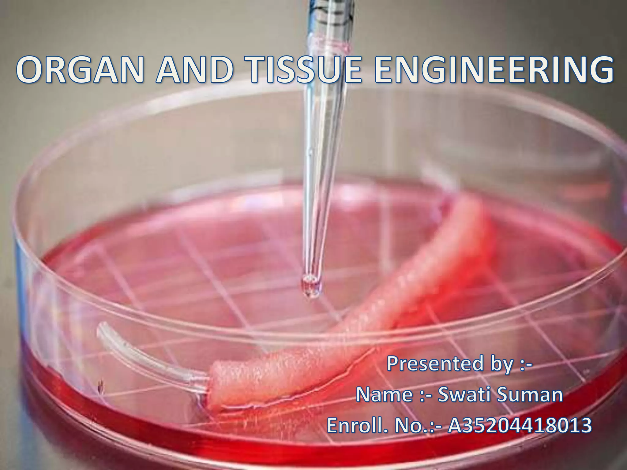 Organ and tissue engineering,examples, | PPT | Free Download